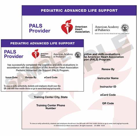 PALS Provider eCard | Wheatland Health Academy - Instructor Hub